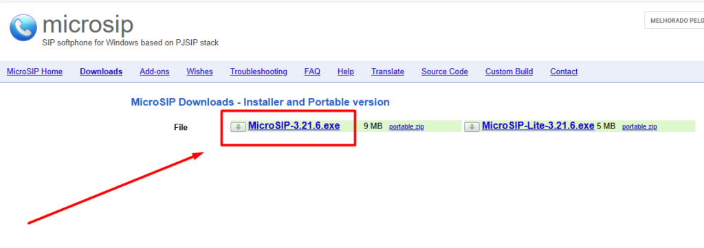 Instalação e Configuração do MicroSIP no Windows – ADEVOZ – Comunicação ...
